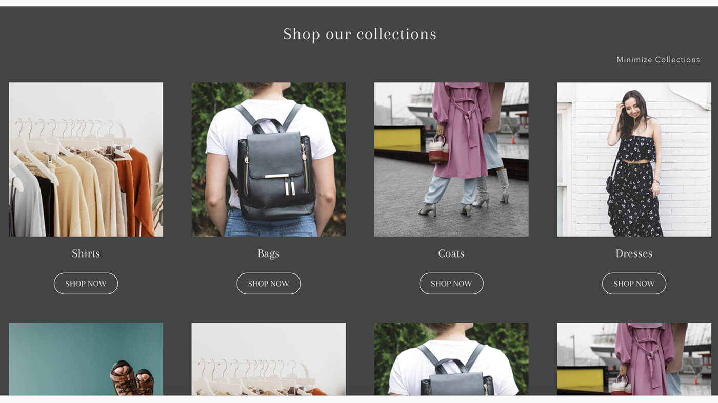 Collection List Carousel & Grid section template for your Shopify store | qwiqode Theme Sections ...