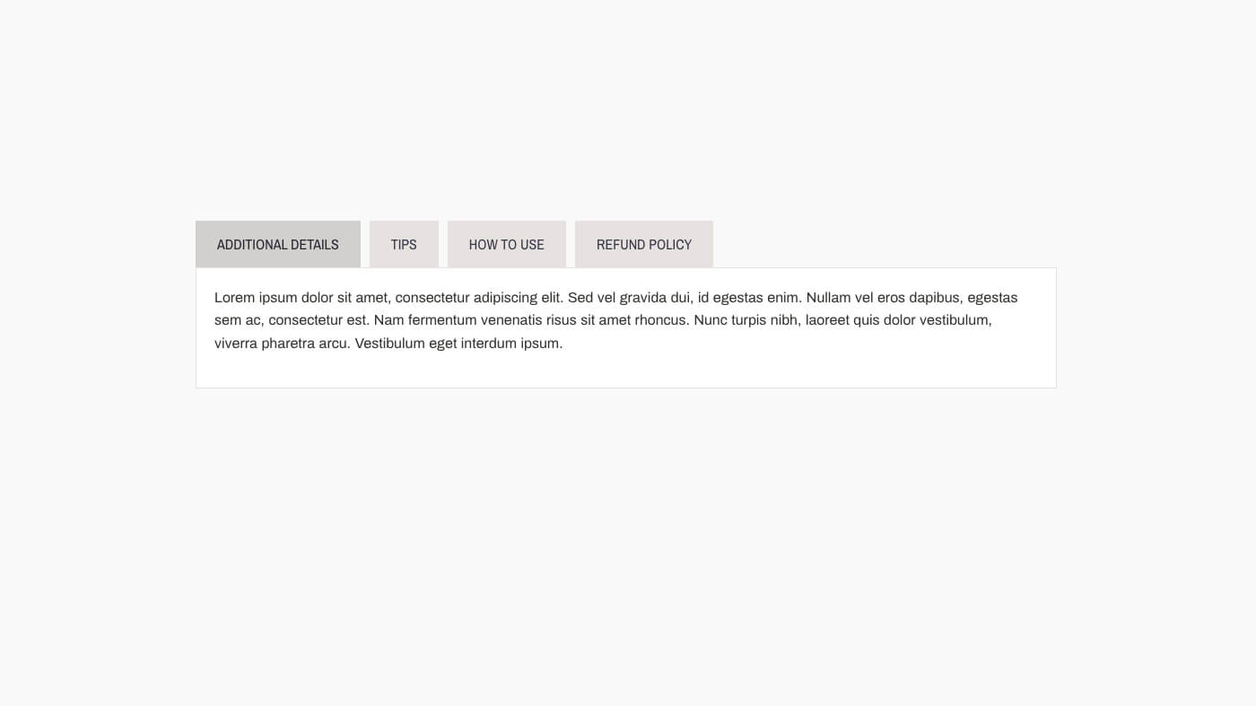 Tabbed Content section template for your Shopify store | qwiqode Theme Sections Custom Liquid ...